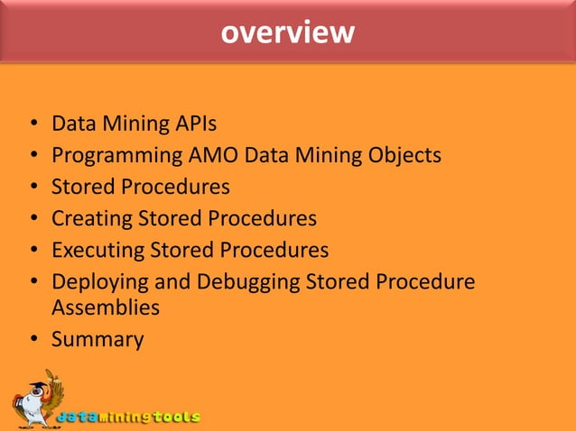 Ms Sql Server Programming Sql Server Data Mining Pptx