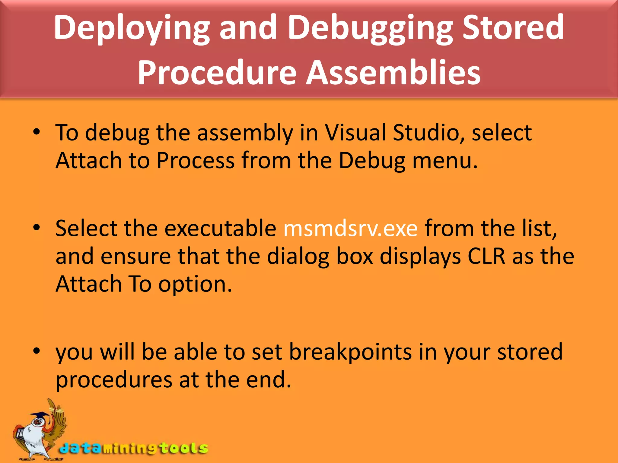 Ms Sql Server Programming Sql Server Data Mining Ppt