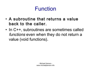 Programming Terminology | PPT