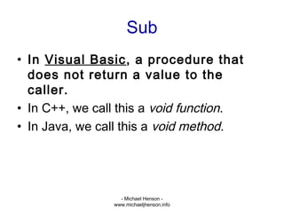 Programming Terminology | PPT