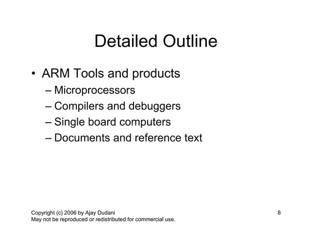 Programming The Arm Microprocessor For Embedded Systems | PDF ...