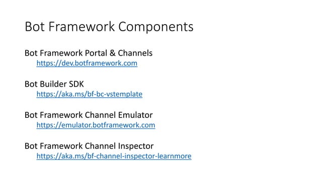Programming the Microsoft Bot Framework | PPT