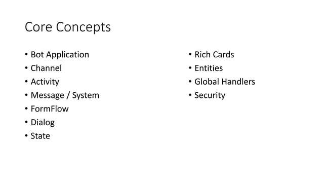 Programming the Microsoft Bot Framework | PPT