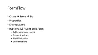 Programming the Microsoft Bot Framework | PPT
