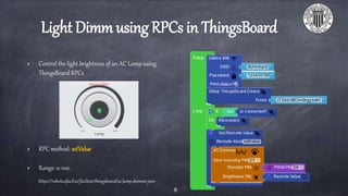 ThingsBoard RPCs with Facilino | PPTX