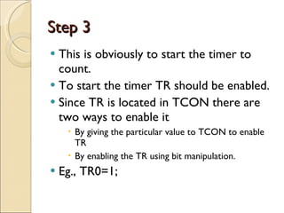 Programming timers | PPT