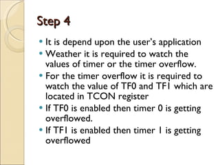 Programming timers | PPT