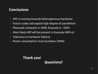Programming Trends in High Performance Computing | PPT