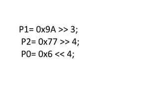 Arithmetic and Logic instructions in Embedded C | PPTX