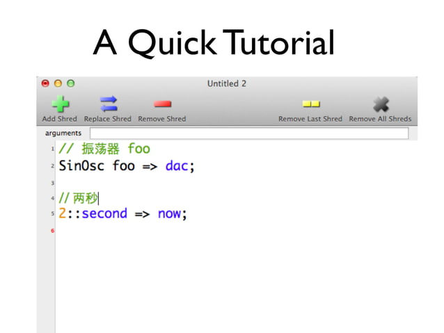 Programming with ChucK | PPT