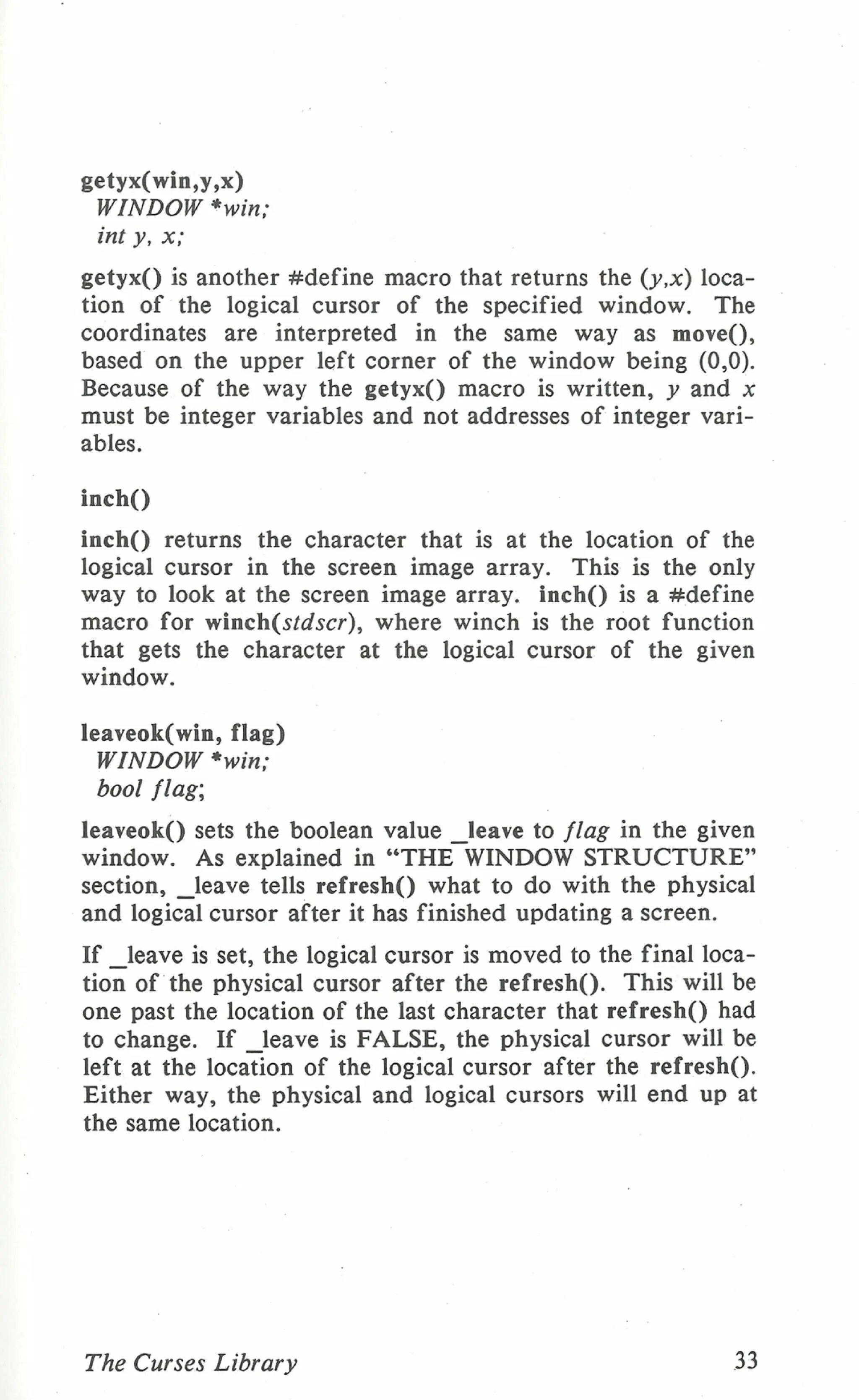 Programming with curses C programming language Unix Systems | PDF