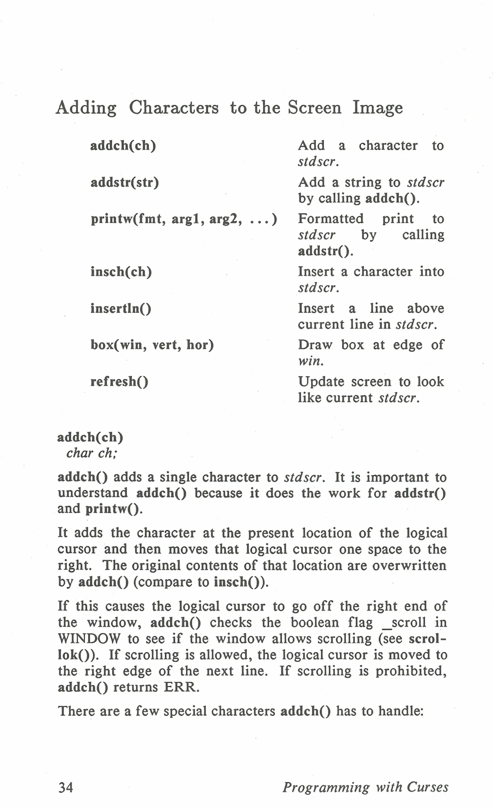 Programming With Curses C Programming Language Unix Systems Pdf 2472