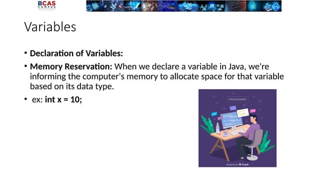 Programming With Java Language Presentationpptx Programming