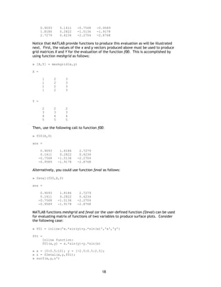 Programming withmatlab | PDF