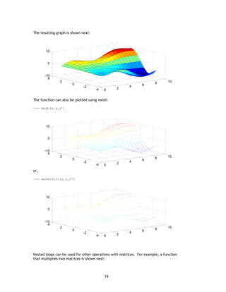 Programming withmatlab | PDF