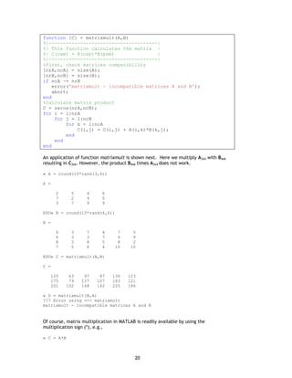 Programming withmatlab | PDF