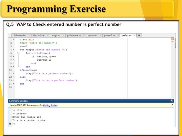 Programming with matlab session 5 looping | PPT