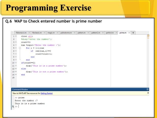 Programming with matlab session 5 looping | PPT