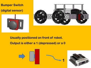 Programming with sensors bumper switch 1 | PPTX | Programming Languages ...