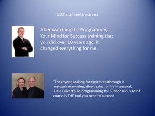 Programming your mind | PPT