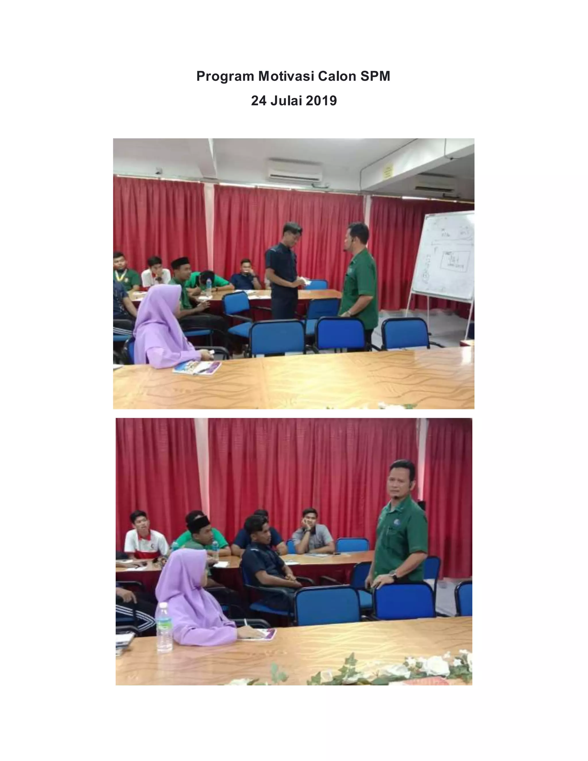 Program Motivasi Calon SPM 24 Julai | PDF