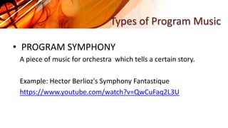 Program Music - Romantic Period | PPTX