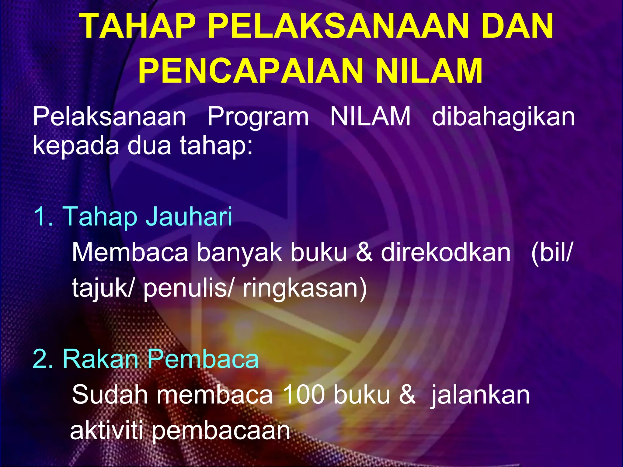 Program nilam | PPT
