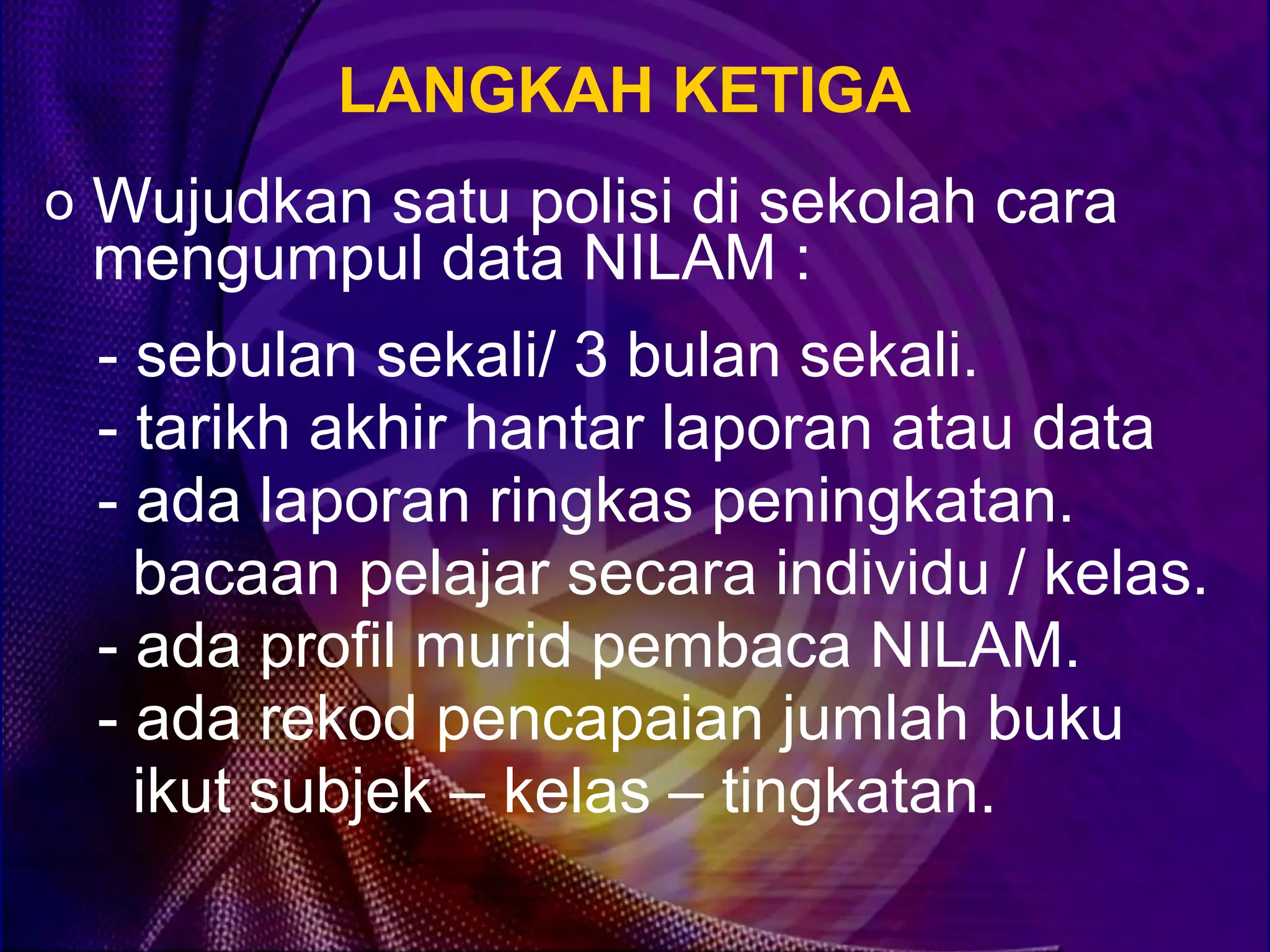 Program nilam | PPT