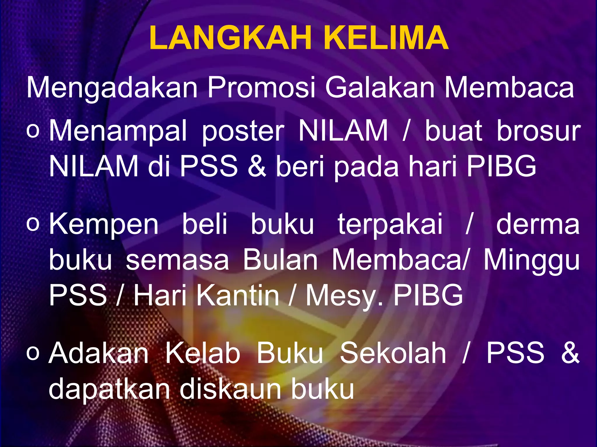 Program nilam | PPT