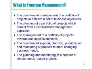 Program Office Background | PPT