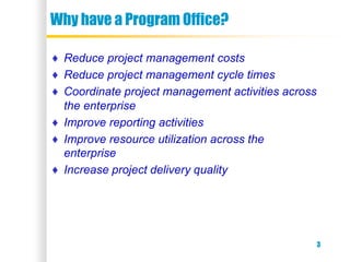Program Office Background | PPT