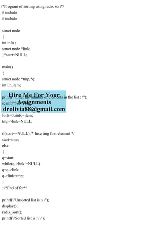 Program of sorting using shell sort #include stdio.h #de.pdf