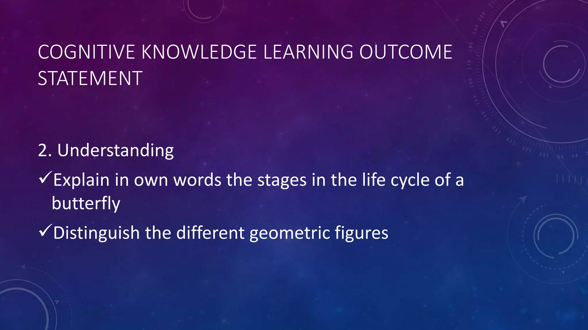 Program outcomes and learning outcomes | PPTX