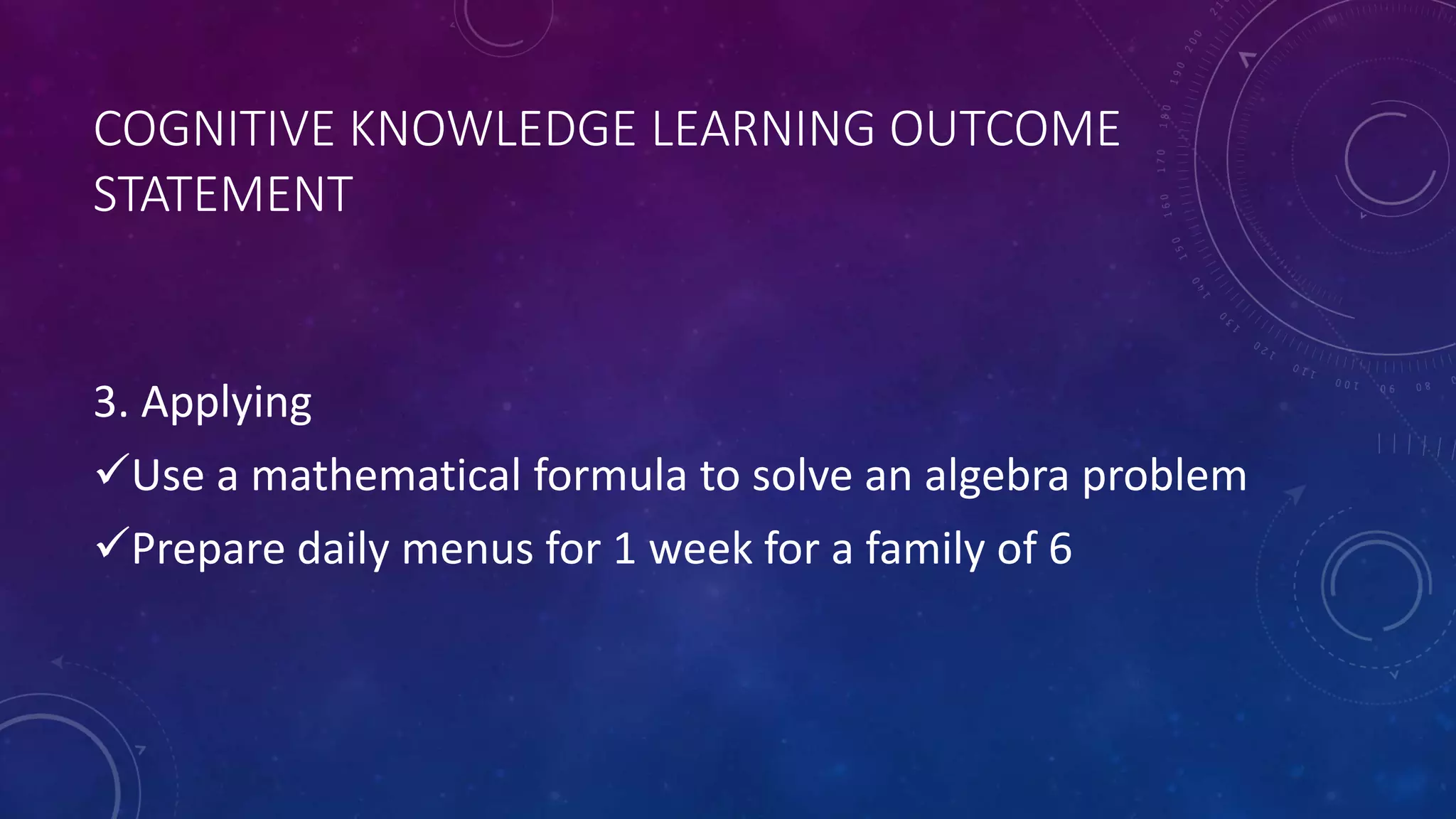 Program outcomes and learning outcomes | PPTX