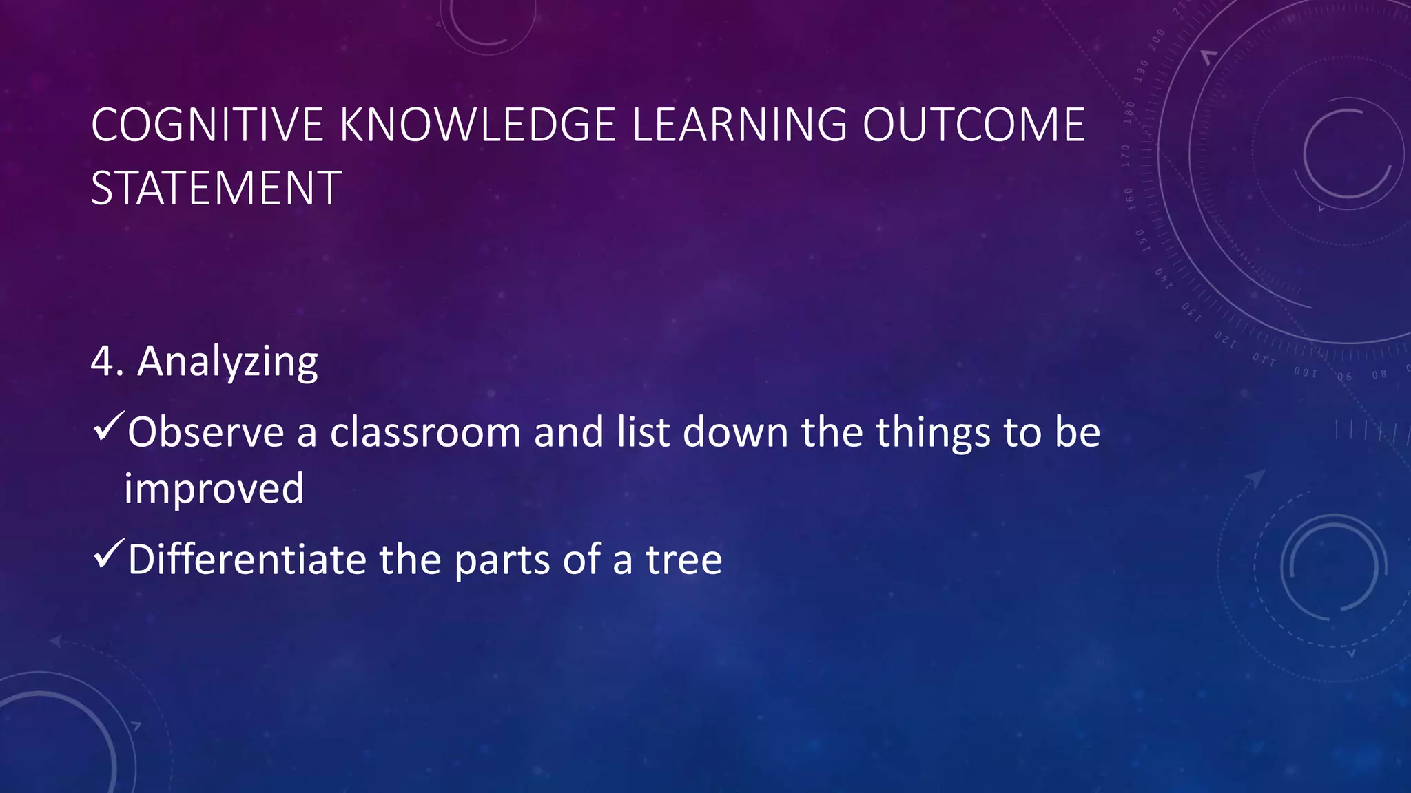 Program outcomes and learning outcomes | PPTX