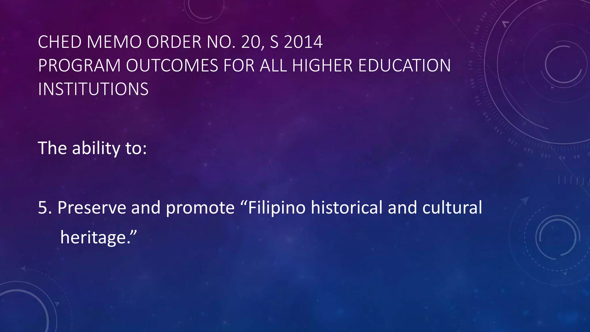 Program outcomes and learning outcomes | PPTX