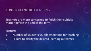 Program outcomes and learning outcomes | PPTX