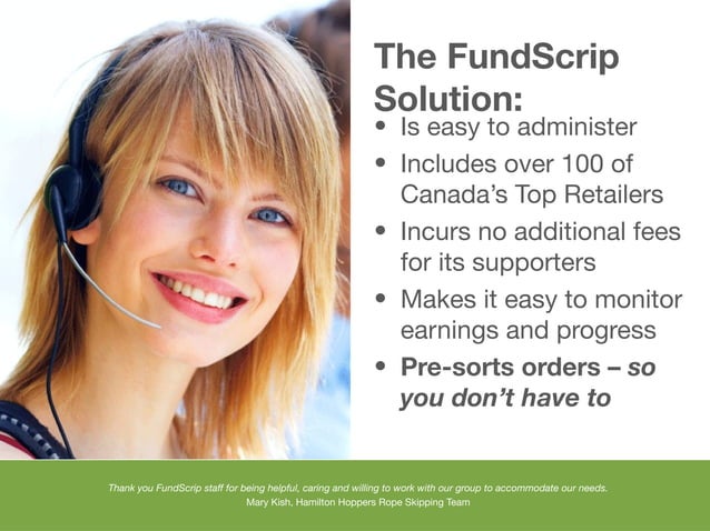 FundScrip Program Overview | PDF