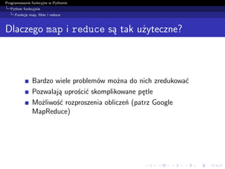 Programowanie funkcyjne w Pythonie | PDF