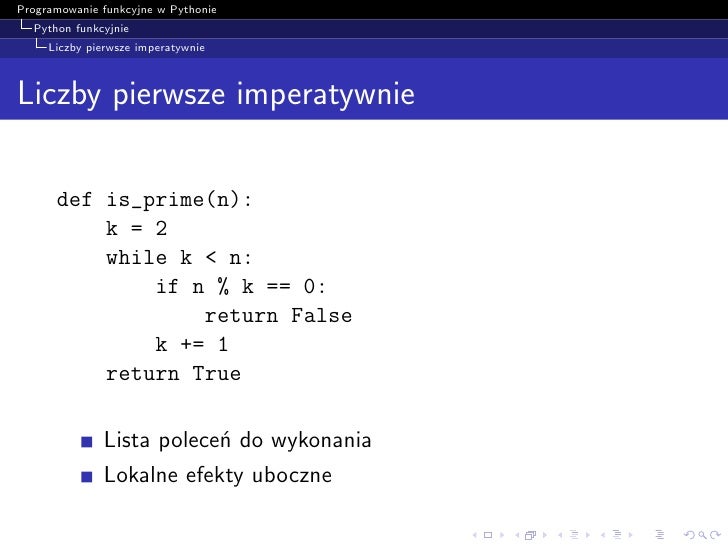Programowanie funkcyjne w Pythonie