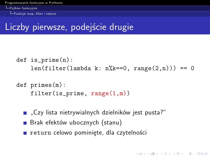 Programowanie Funkcyjne W Pythonie