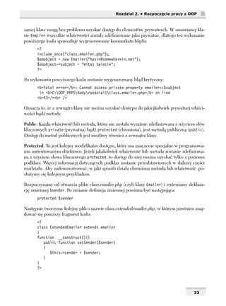 Programowanie obiektowe w PHP 5 | PDF