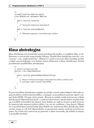 Programowanie obiektowe w PHP 5 | PDF