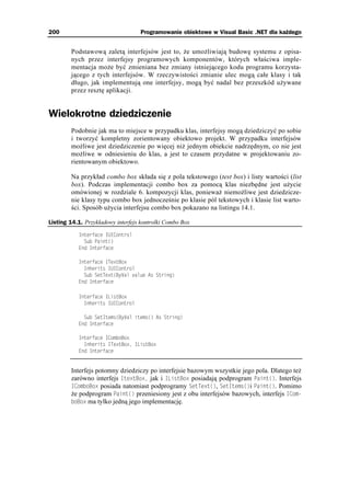 Programowanie obiektowe w Visual Basic .NET dla każdego | PDF