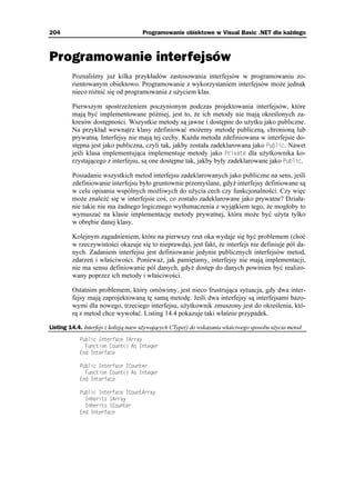 Programowanie obiektowe w Visual Basic .NET dla każdego | PDF