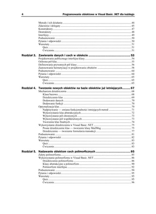 Programowanie obiektowe w Visual Basic .NET dla każdego | PDF