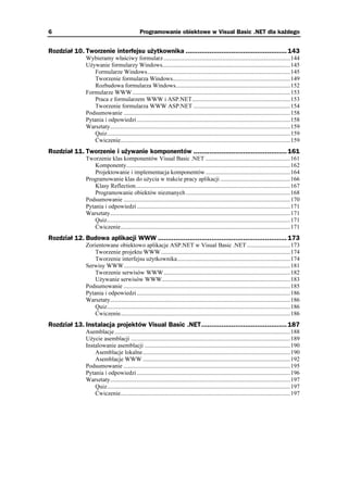 Programowanie obiektowe w Visual Basic .NET dla każdego | PDF