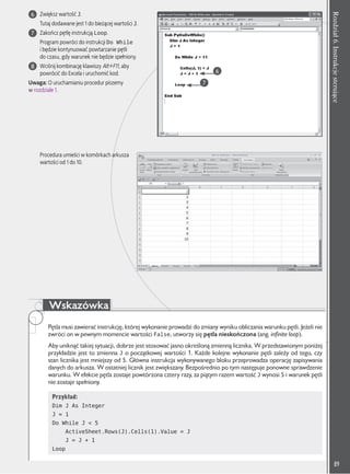 Programowanie w Excelu 2007 PL. Niebieski podręcznik | PDF