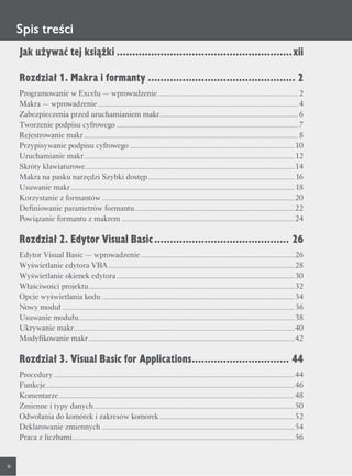 Programowanie w Excelu 2007 PL. Niebieski podręcznik | PDF