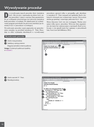 Programowanie w Excelu 2007 PL. Niebieski podręcznik | PDF